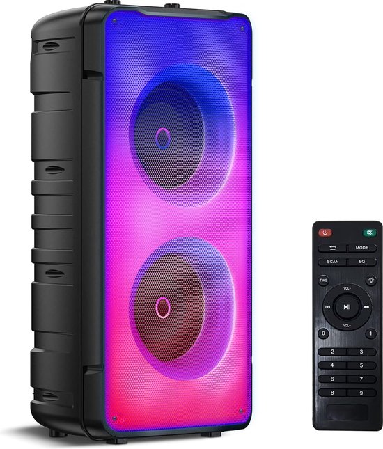 Bluetooth Luidspreker - Partybox - Karaoke Box - Speaker - Luidspreker ...