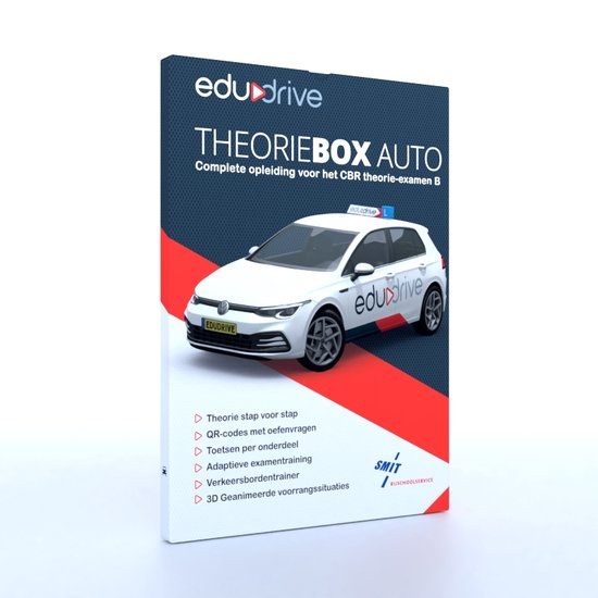 Edudrive Theoriebox Auto 2024 B Theorieboek + Online CBR examentraining + Online... | bol