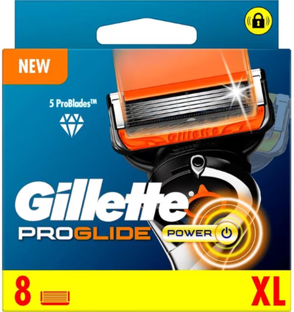 Gillette PROGLIDE POWER XL 8 stuks nieuwe verpakking | bol.com