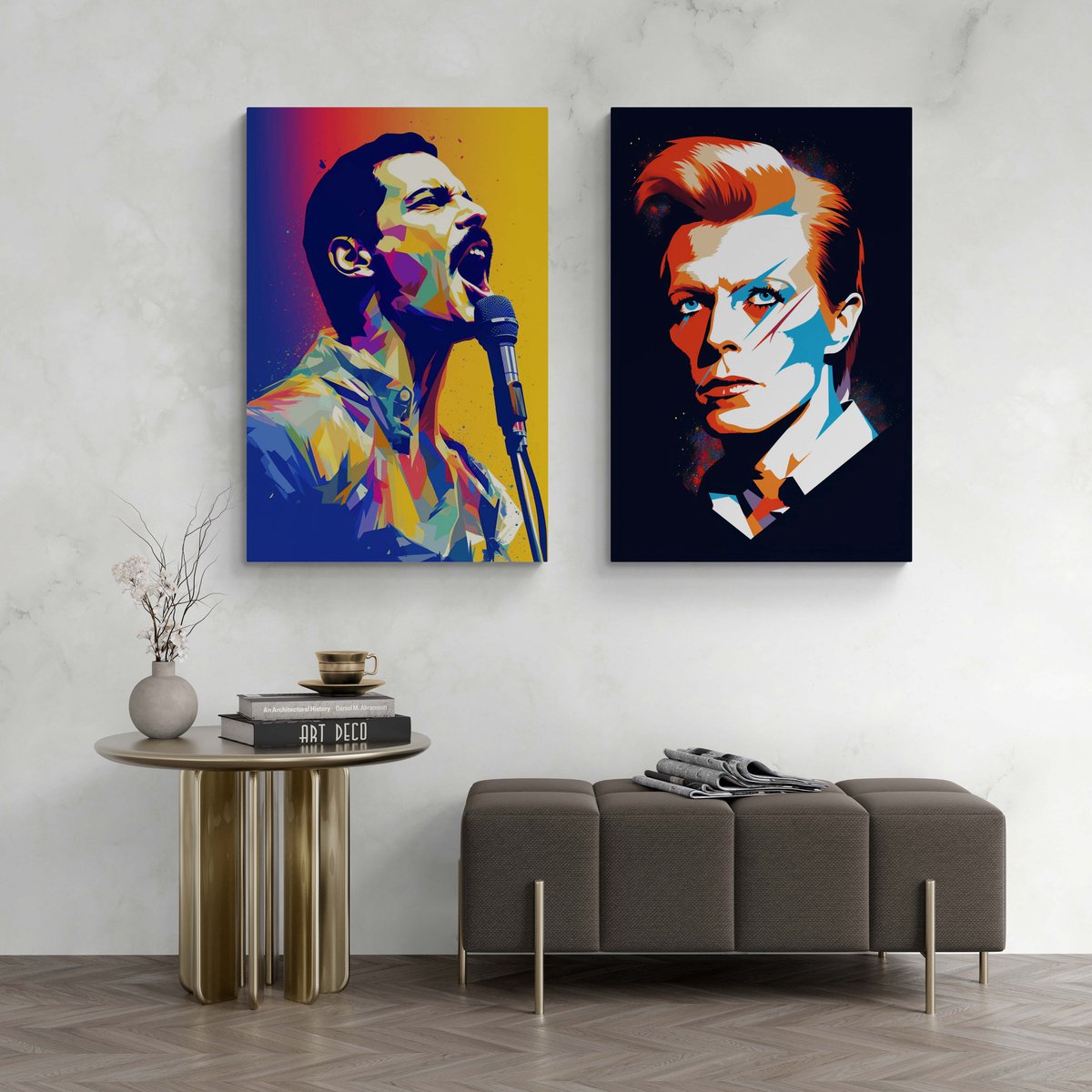 Freddie Mercury Poster - Muziekposter - Pop Art - Queen - Abstract ...