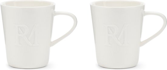 Riviera Maison Koffiemok, Mok met oor, RM logo - RM Monogram Coffee Mug ...