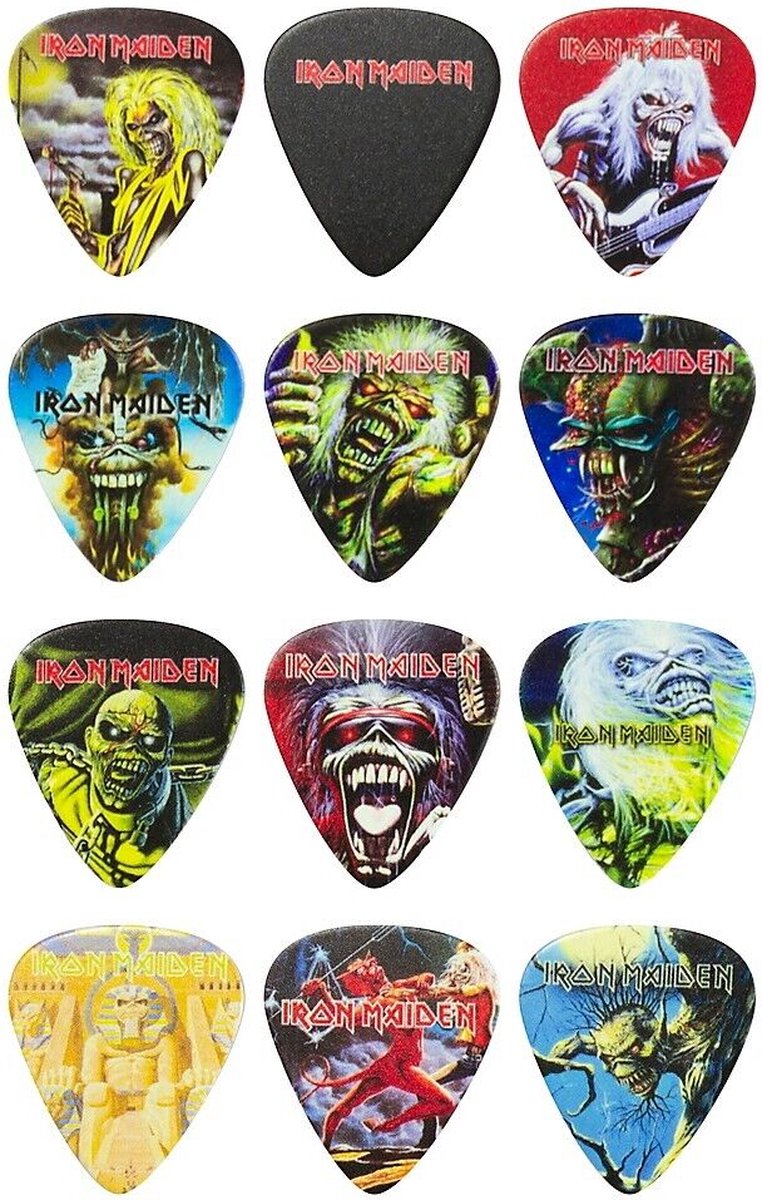 Perri's - Iron Miaden - plectrum - Medium 0.71 mm - 12-pack | bol.com