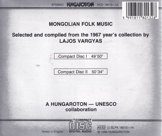 Mongolian Folk Music, Diverse Artiesten | CD (album) | Muziek | bol
