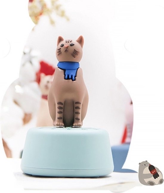 Cartoon Cat Shape Countdown Timer Student Learning Time Manager ...