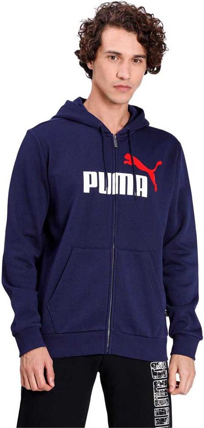 Puma Essential 2 Colors Capuchon Peacoat - L - Heren | bol.com