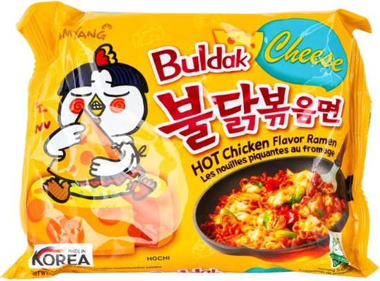 Samyang Instant Noedels Buldak (hot chicken flavor) Cheese (5 x 140 ...
