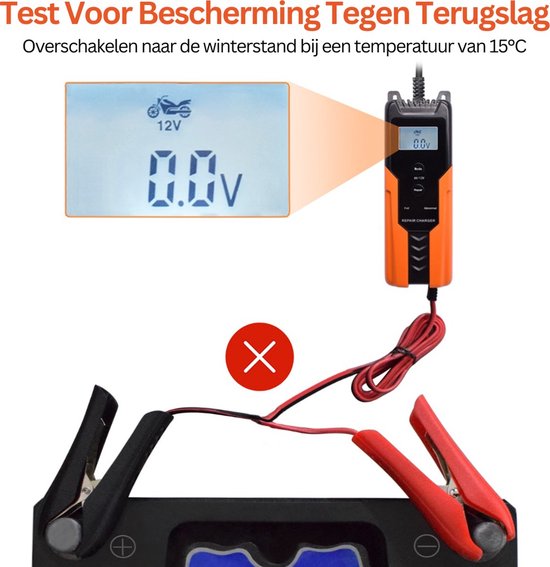 Druppellader – Accu Lader Met Winter Modus – 12V – Druppellader Voor ...