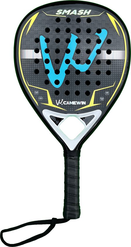 Padel Racket – 12k - Blauw – inclusief Opberghoes - Padelracket | bol