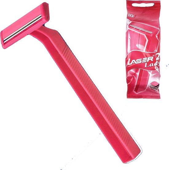 Laser Lady Twin Blades Razors scheermesjes - 200 (20 x 10) stuks ...