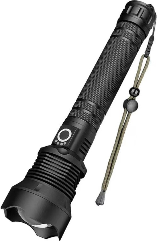 Zaklamp - LED - Aluminium - Tactical - 10 watt - 800 lumen - oplaadbaar | bol