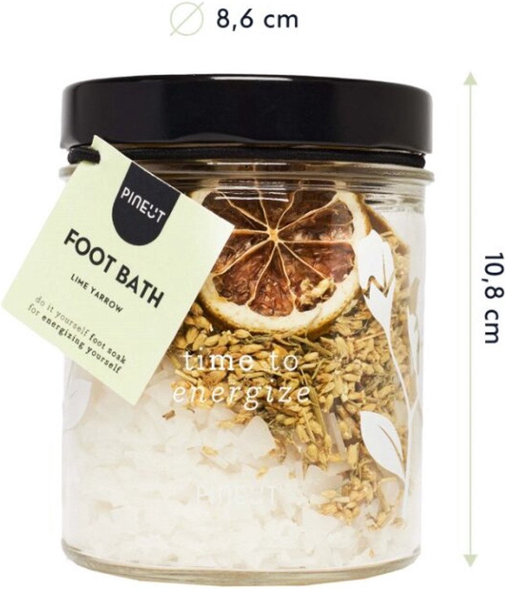 Pineut ® Voetenbad Limoen & Duizendblad - Voetbad kruidenmix - Maak je ...