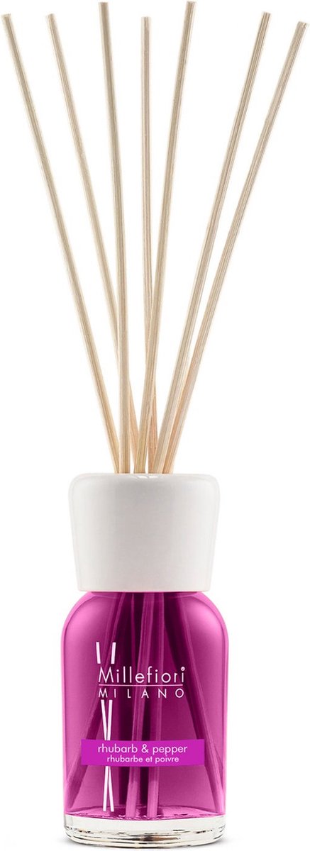 Millefiori Milano - Reed Diffuser 100 ml Rhubarb & Pepper | bol