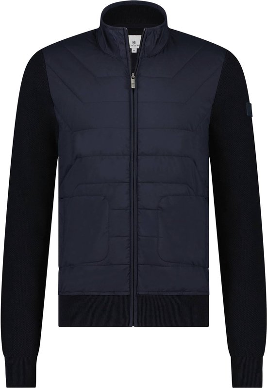 State of Art - Jas Zip Navy - Heren - Maat 4XL - Modern-fit | bol