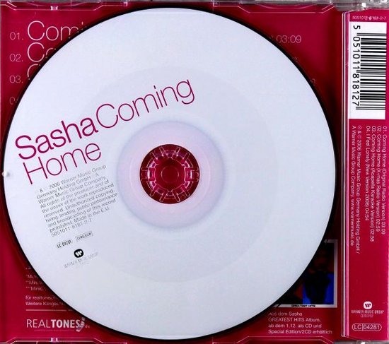 Sasha - coming home, Sasha | Muziek | bol