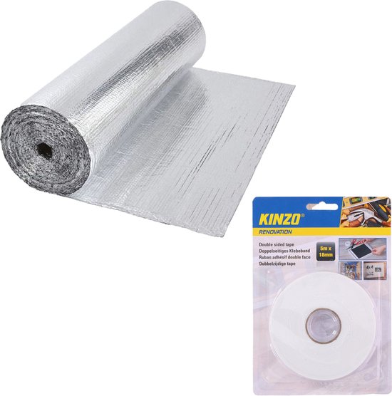 Kinzo Radiatorfolie met bevestiging tape - 250 x 45 cm - aluminium ...