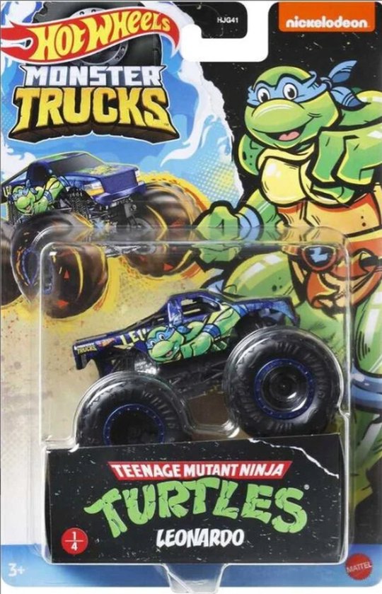 Teenage Mutant Ninja Turtles Monster Jam Trucks Hot Wheels Truck