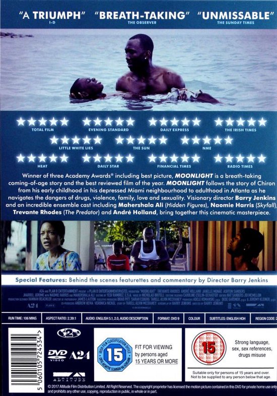 Moonlight (Dvd), Trevante Rhodes | Dvd's | bol.com
