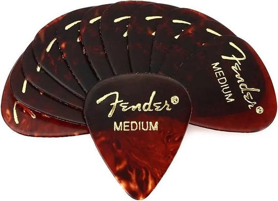 Fender - 351 - Plectrum - Medium - Shell - 12-pack | bol