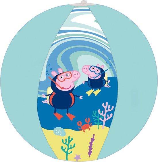 Peppa Pig/Big opblaasbare strandbal 29 cm speelgoed - Buitenspeelgoed ...