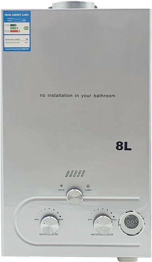 De #1 Camping boiler - Propaan - Butaan - LPG Geiser 8 Liter - minuut ...