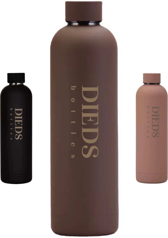Thermos drinkfles - waterfles - Dieds Roestvrijstalen Vacuüm ...