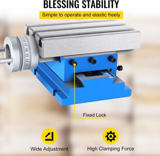 4''×7.3'' Milling Machine Cross Slide Worktable Sliding Workholding 185 ...