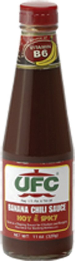 UFC Bananen Chilisaus heet 320 g | bol