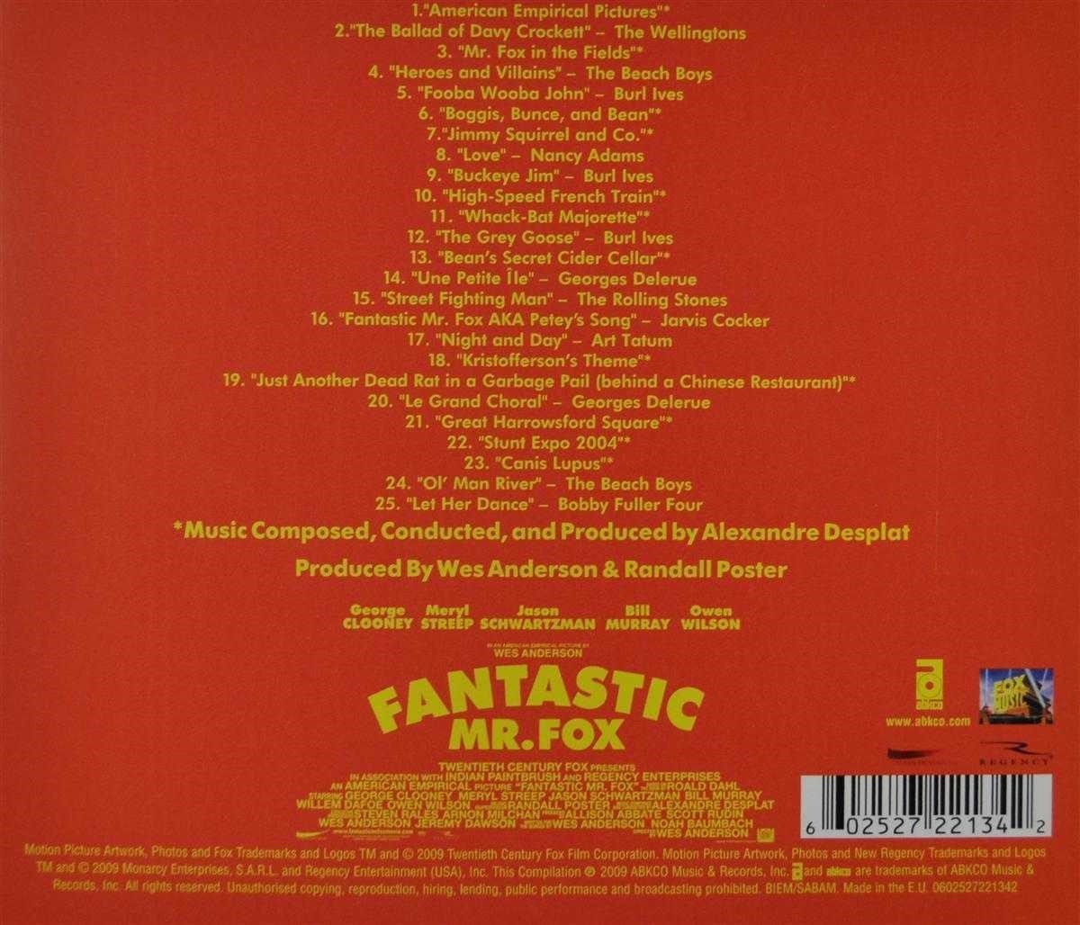 Original Soundtrack - Fantastic Mr. Fox (CD), Various | Muziek | bol