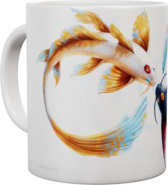 Vissen Koi Eternal Bond - Fish - Mok 440 ml | bol