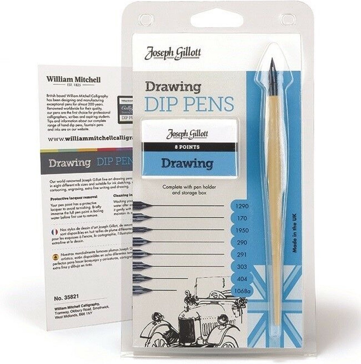 William Mitchell Drawing Dip Pens | bol.com
