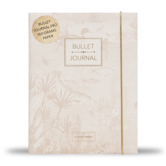 Pimpelmees bullet journal PRO - luxe edition print - warm nude | bol