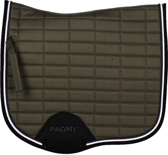 Pagony Work Zadeldek - Maat: Full - Olijf - Katoen | bol