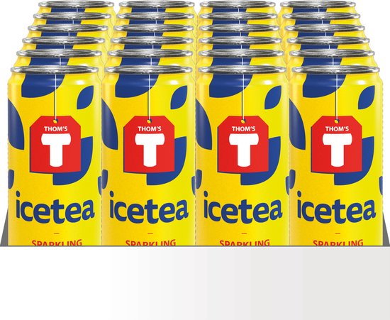 Thom's T Ice Tea Sparkling Original 0,25ltr (24 blikjes, incl ...