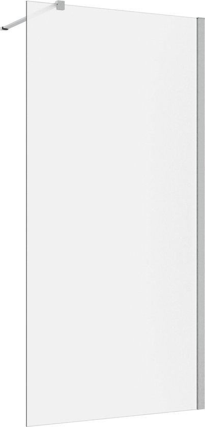 Inloopdouche 90x200 8mm Nano glas RVS serie Silvio melkglas | bol