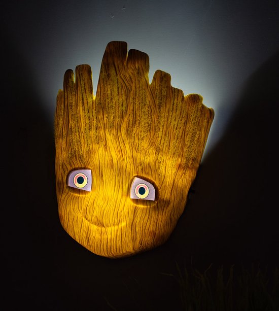 3DLightFX Baby Groot Face light - Wandlamp - Guardians of the Galaxy ...