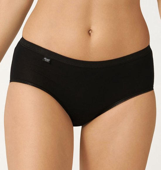 Sloggi 4-pack Basic Midi dames slip - 36 - Wit | bol.com