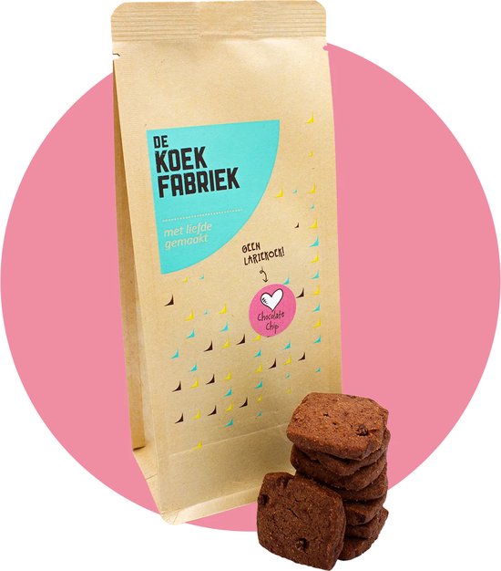 De Koekfabriek Chocolate chip koekjes 6,7 gr x 150 | bol