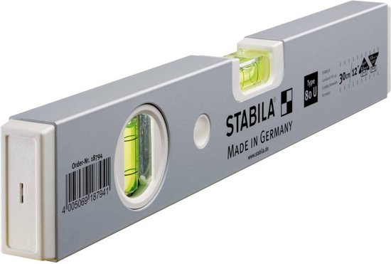 Stabila Type 80 U 18794 Waterpas 30 cm 0.5 mm/m | bol