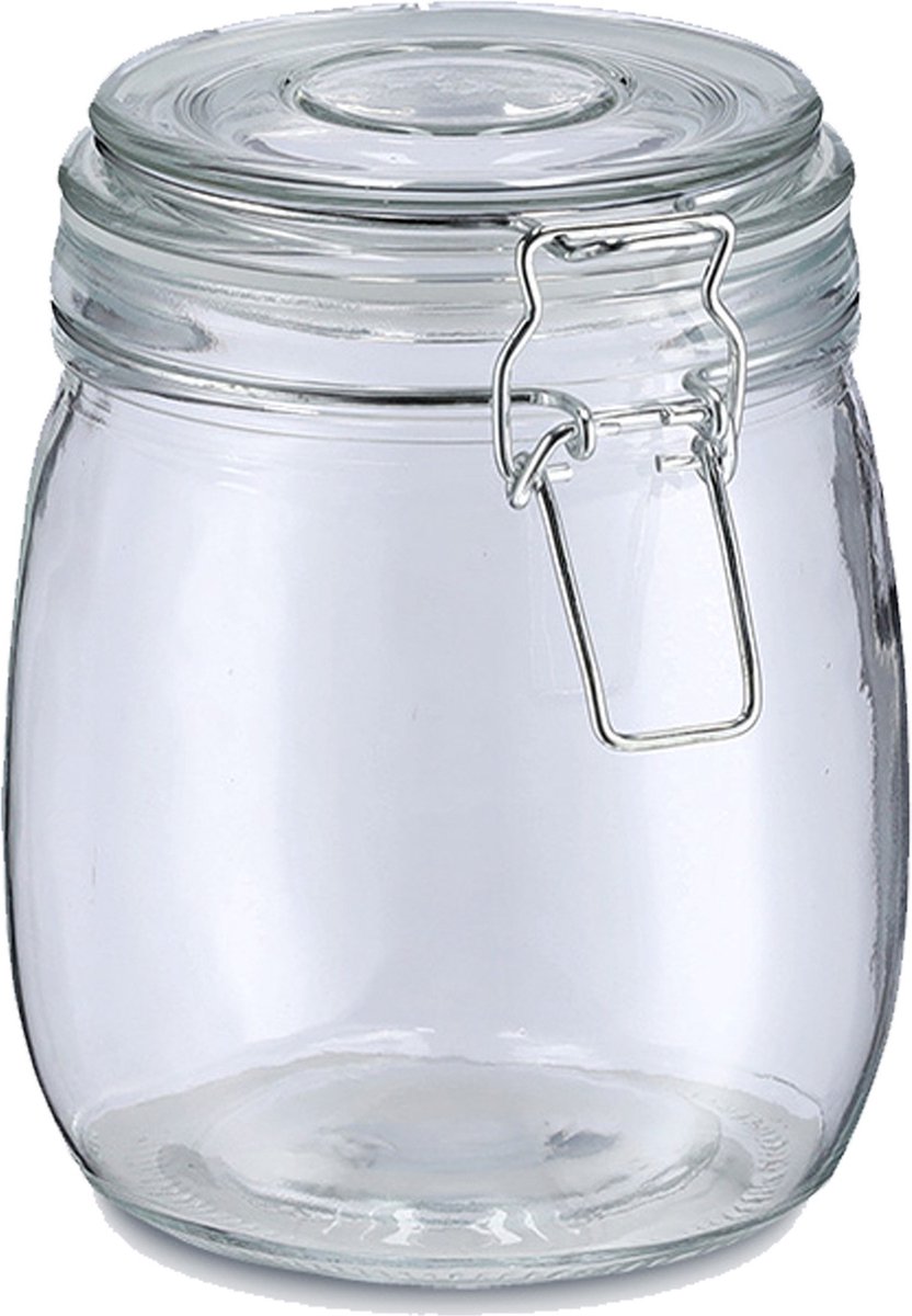 Zeller Weckpot/inmaakpot Alfie - 2x - 750 ml - glas - beugelsluiting ...