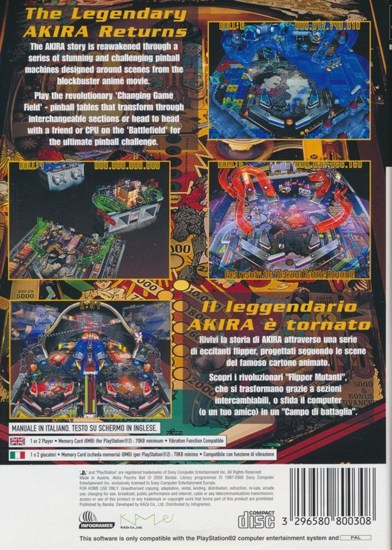 Akira Psycho Ball | Games | bol