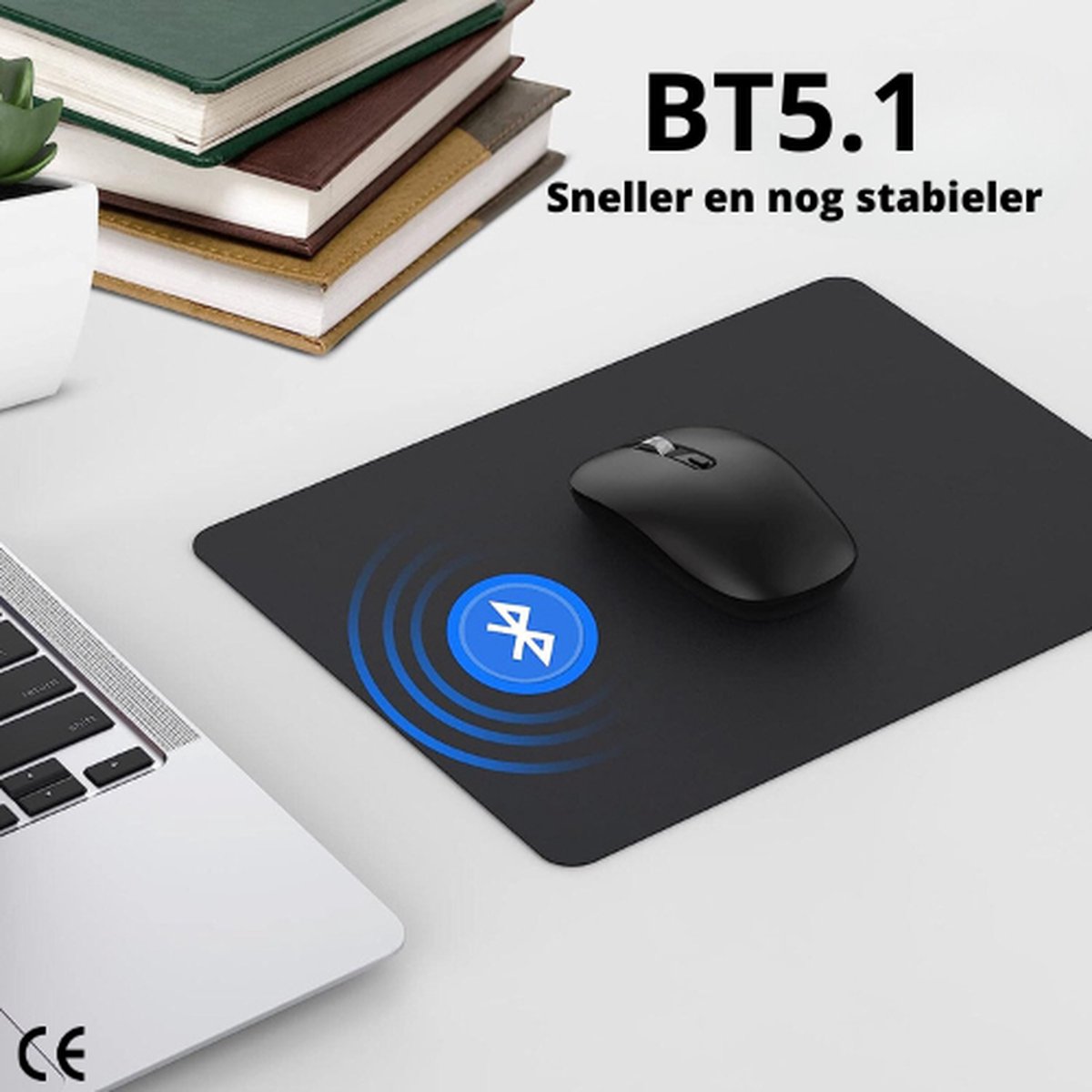 Draadloze Muis - Stille Bluetooth muis - zwart | bol.com