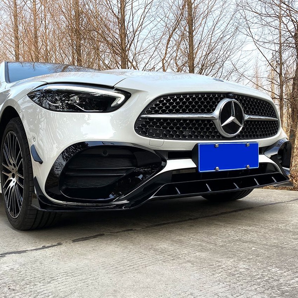 Frontspoiler Splitter Spoiler Mercedes C Klasse W206 S206 AMG Line Aero ...