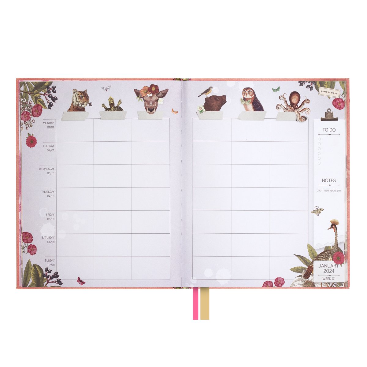 Pimpelmees family diary 2024 - Deer Fig | bol.com