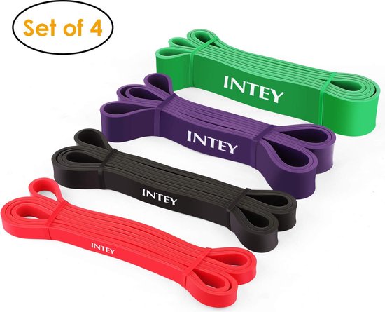 INTEY Optrekhulpband Oefeningsweerstandsbanden voor training Body ...