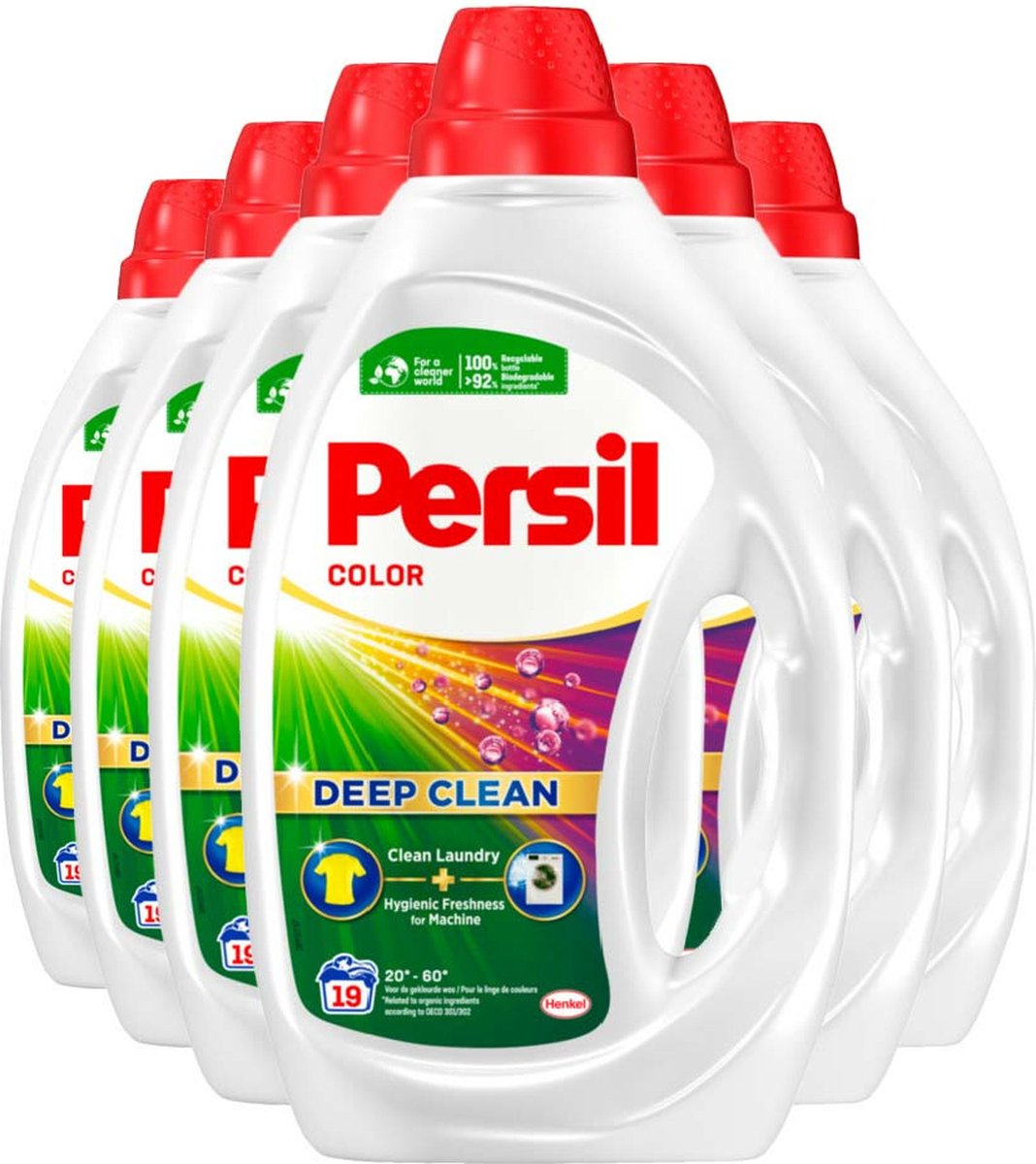 Persil Deep Clean Color - Vloeibaar Wasmiddel - Gekleurde Was ...