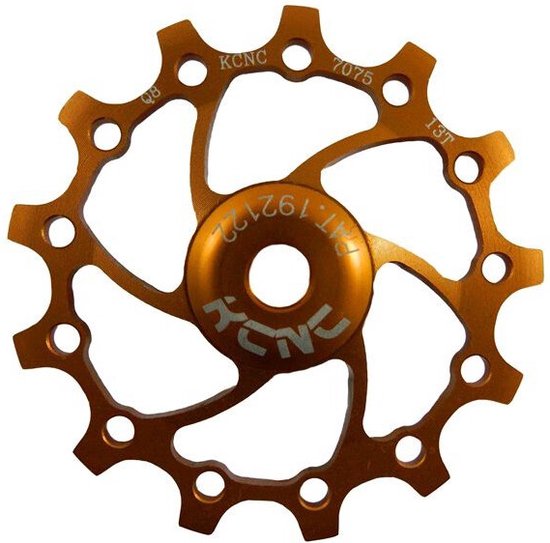 Kcnc Ultra Sram X-sync Long Teeth Narrow/wide 11-12s Derailleurwieltje Goud 12t | bol