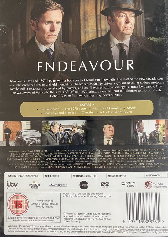 Endeavour Complete Series Seven (Dvd), Dakota Blue Richards | Dvd's | bol