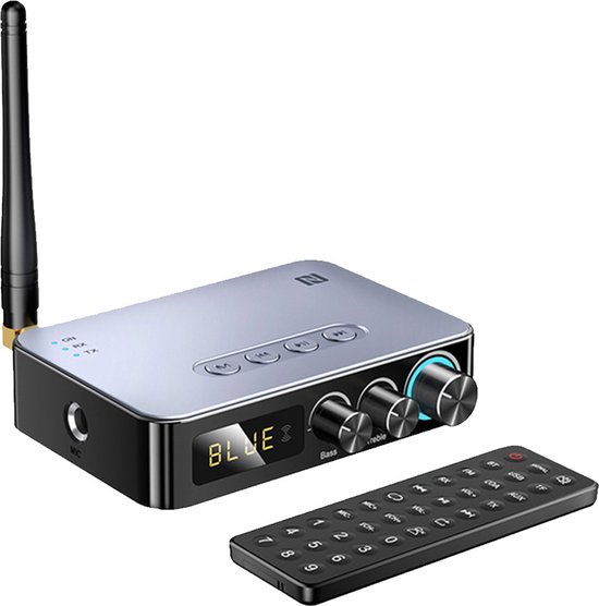 Bluetooth Audio Ontvanger & Zender met afstandsbediening - Bluetooth 5 ...
