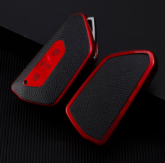 Zachte TPU Sleutelcover - Sleutelhoesje Geschikt voor Volkswagen Golf 8 ...