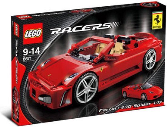 LEGO Racers 8671: Ferrari 430 Spider 1:17 | bol.com
